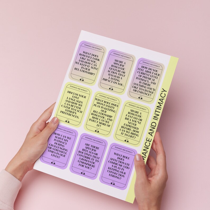 Couple Conversation Cards Question Cards Get to Know You Gаме Couple ...