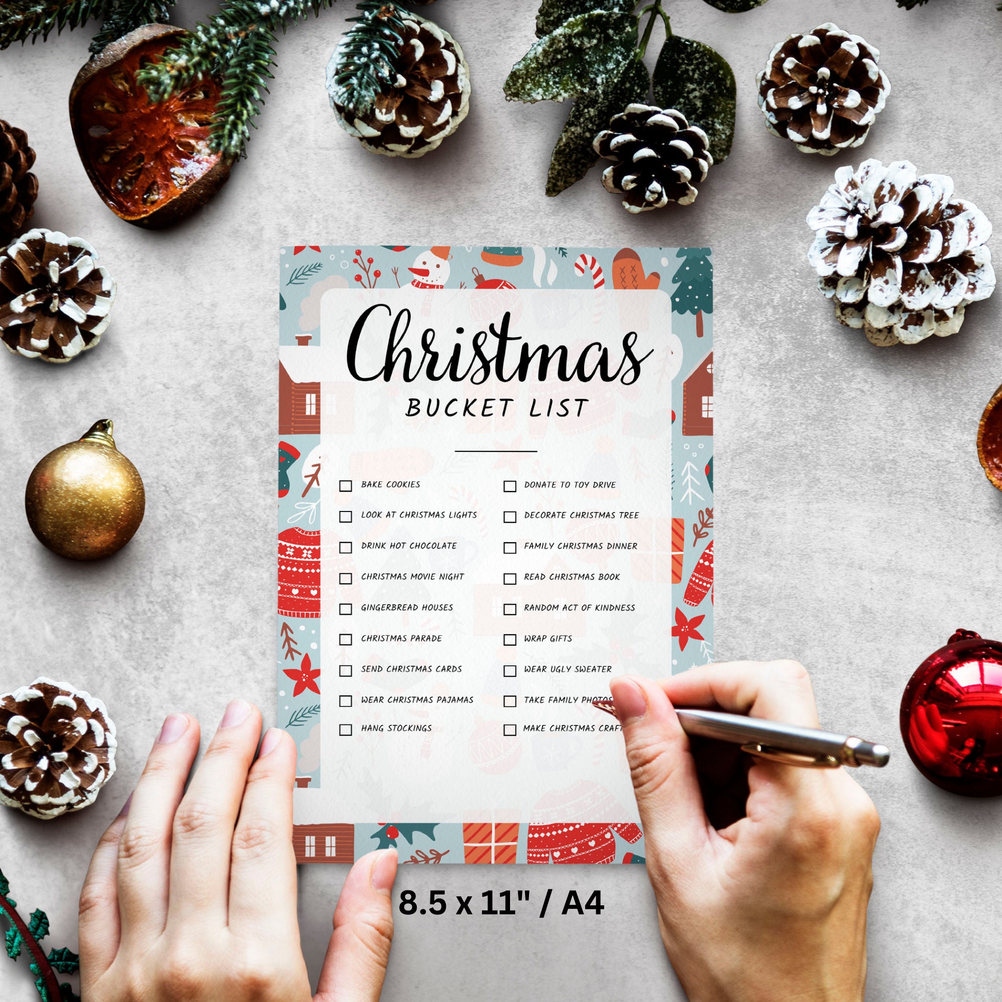 Christmas Bucket List Bundle for Creating Cherished Holiday Memories ...