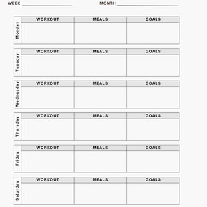 Complete Fitness Planner Bundle for Women and Men A4 - Etsy