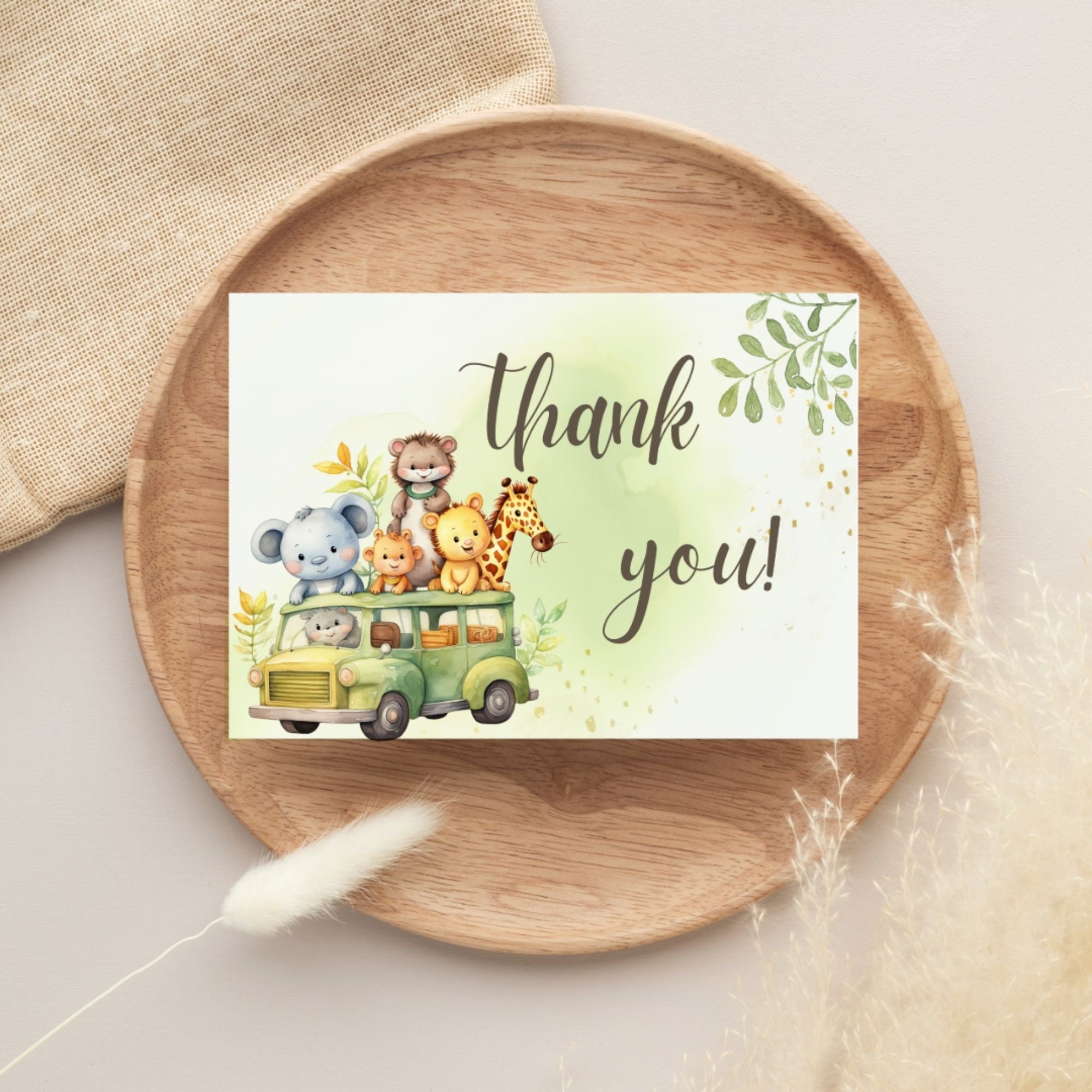 Jungle Adventure Baby Shower Invitation Bundle, Adventure Awaits Baby ...