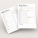Printable Planner Templates Bundle 5 Designs Digital PDF Files Instant ...