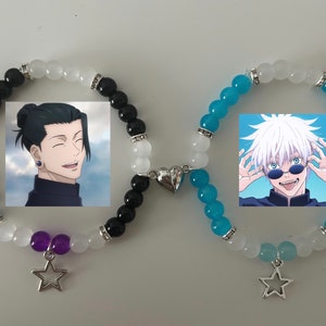Gojo X Geto Matching Couple Friendship Bracelet Jujutsu Kaisen - Etsy