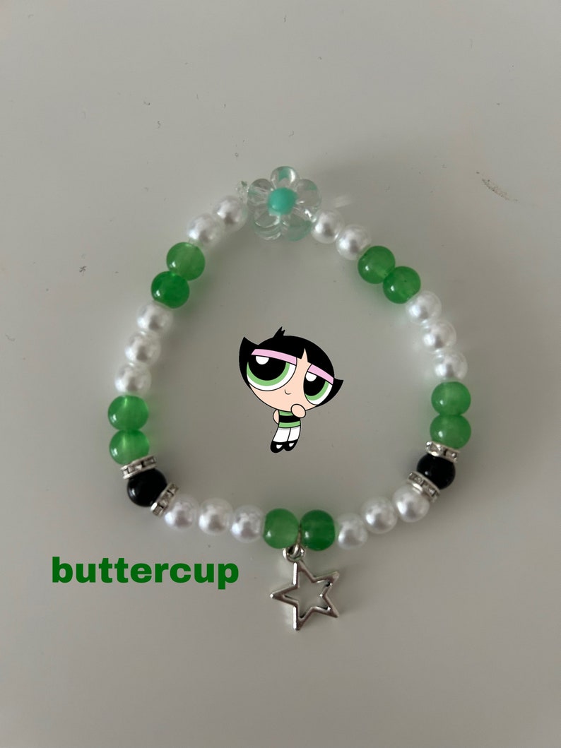 Powerpuff Girls X New Jeans Inspo Bracelet Y2k Aesthetic - Etsy