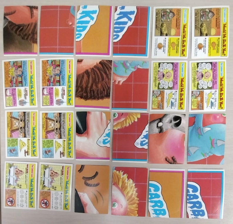 Garbage Pail Kids Card GPK 1987 Original Series 9 OS9 Complete Series ...