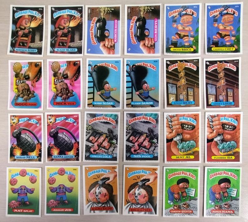 Garbage Pail Kids Card GPK 1987 Original Series 9 OS9 Complete Series ...
