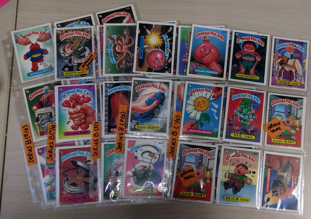 Garbage Pail Kids Card GPK 1987 Original Series 8 OS8 Complete Series ...