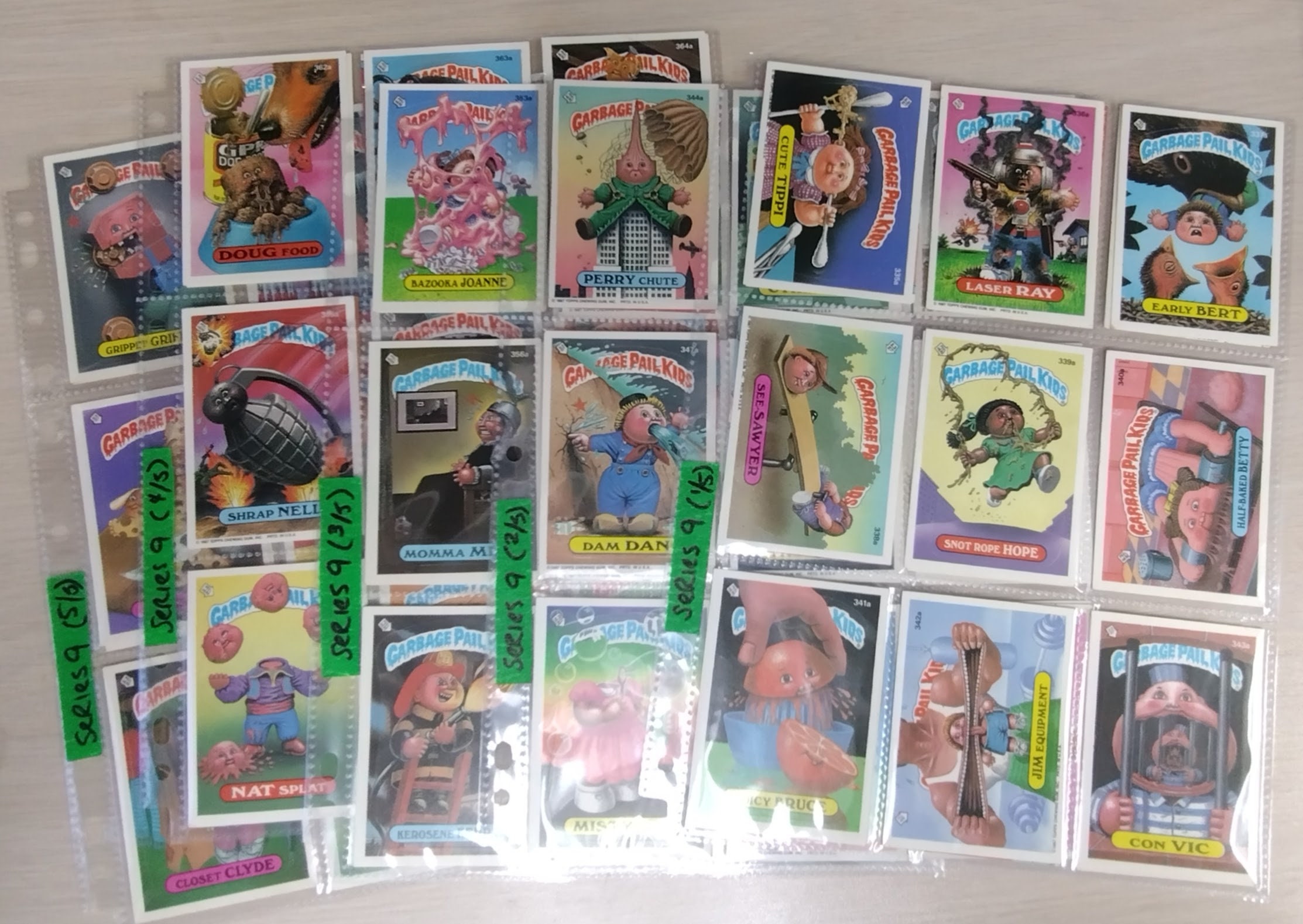 Garbage Pail Kids Card GPK 1987 Original Series 9 OS9 Complete Series ...