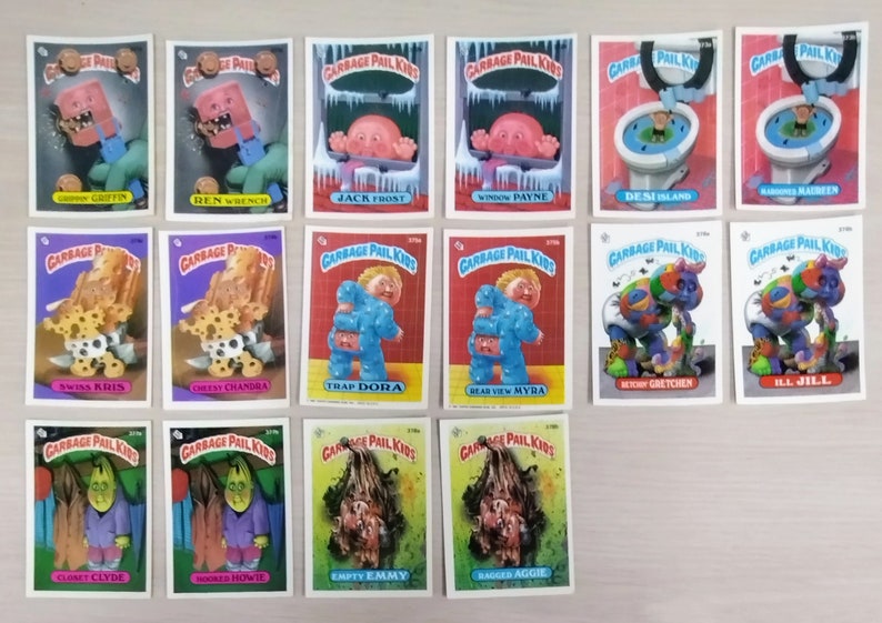 Garbage Pail Kids Card GPK 1987 Original Series 9 OS9 Complete Series ...