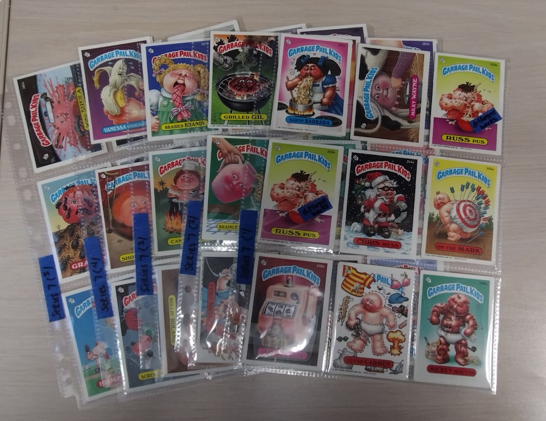 Garbage Pail Kids Card GPK 1987 Original Series 7 OS7 Complete Series ...