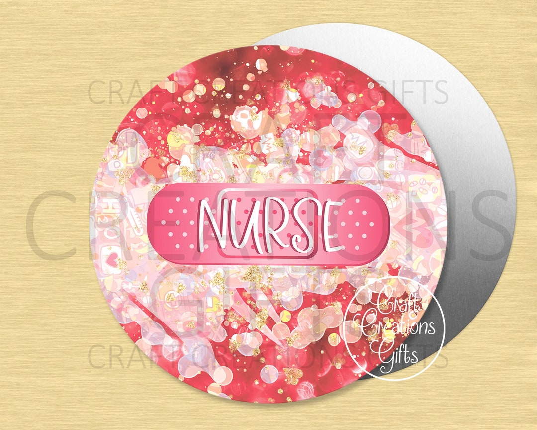 ROUND SIGN Nurse Bandaid Crafts Miniatures Wreaths - Etsy