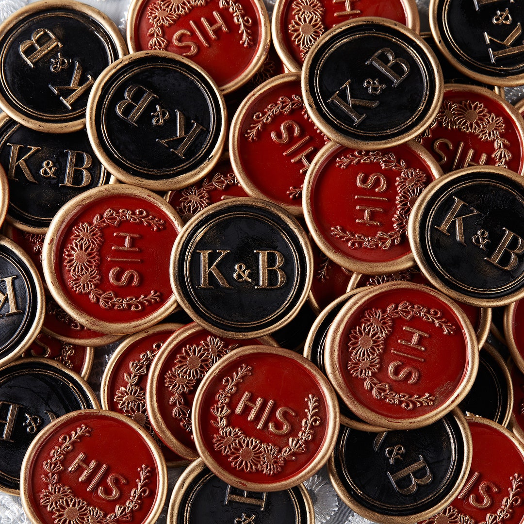 Custom Wax Seals Handmade Wax Seal Sticker Wedding - Etsy