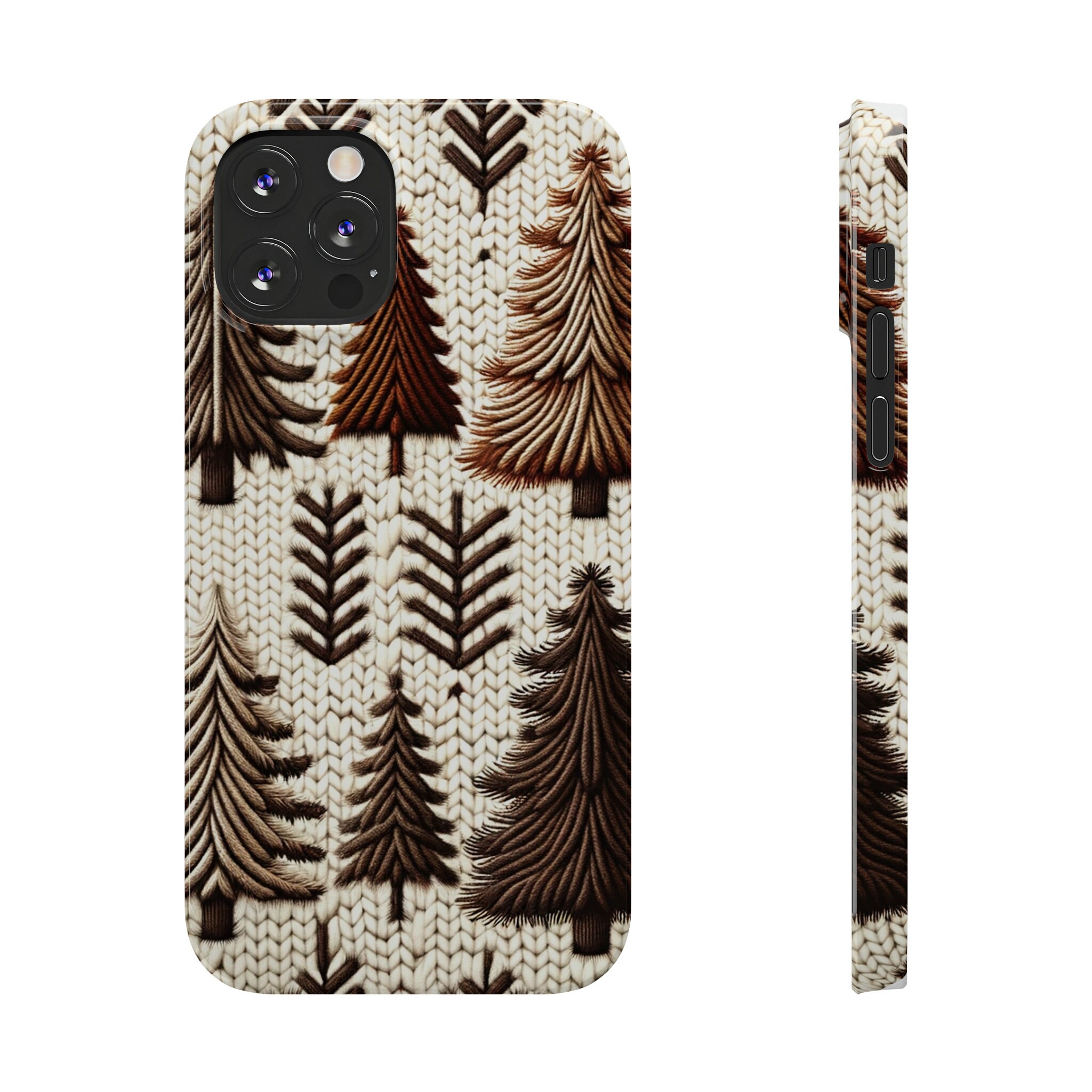 Enchanted Forest Knit Cottagecore Boho Phone Case embroidered 3D Effect ...