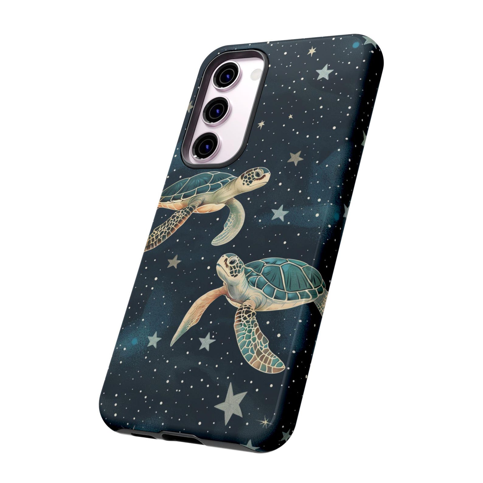 Sea Turtles Starry Night Phone Case - Marine Life and Space Theme ...