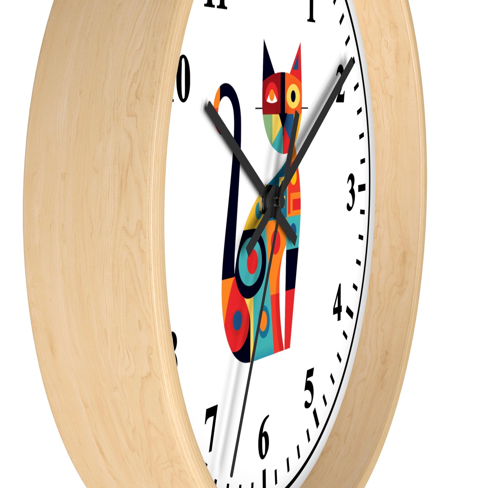 Retro Cat Clock Cat Lover Gift Funny Cat Clock Cat Clock - Etsy