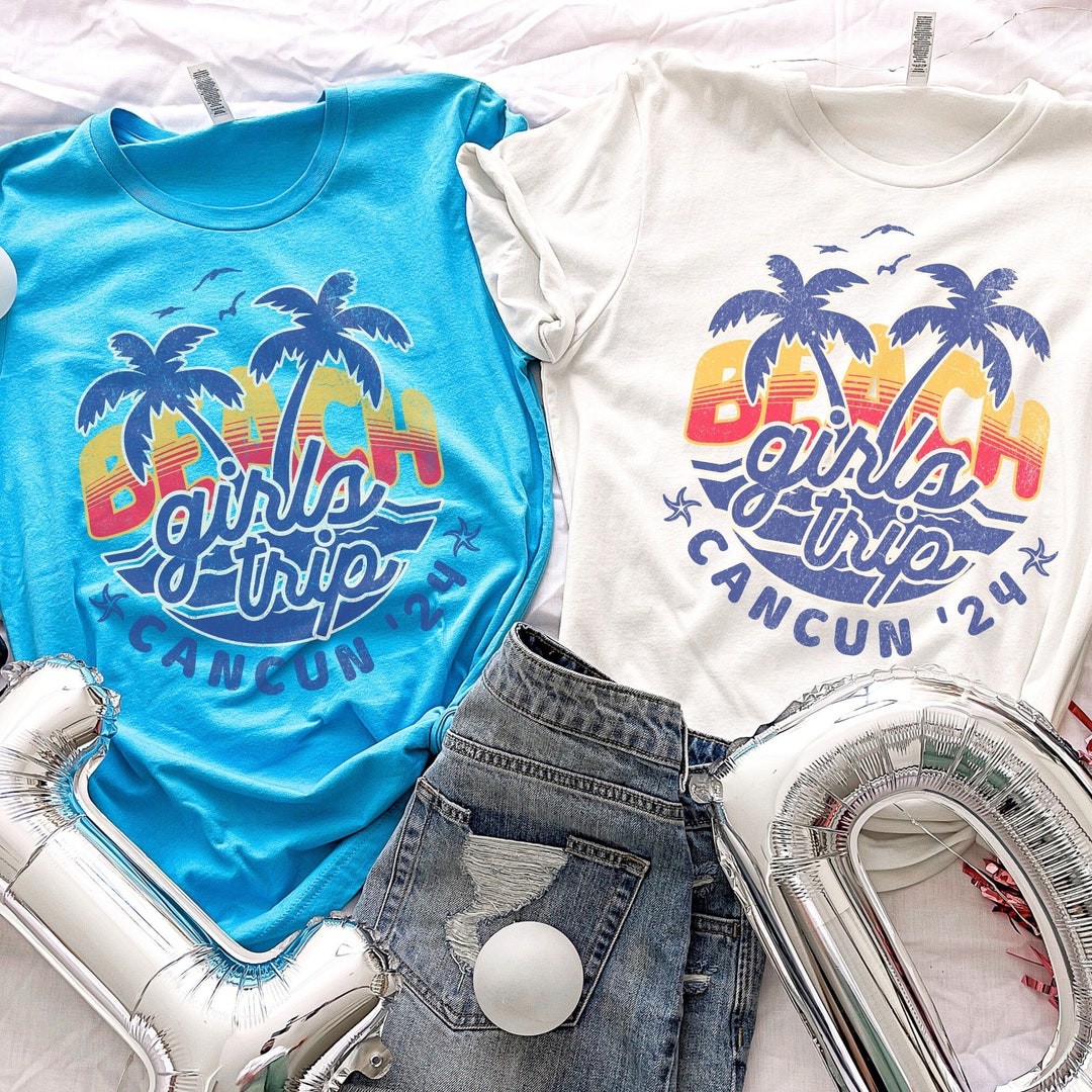 Girls Trip Cancun 2024 Shirts Gift for Best Friends, Cancun Trip T-shirt, Girls Weekend Shirt ...