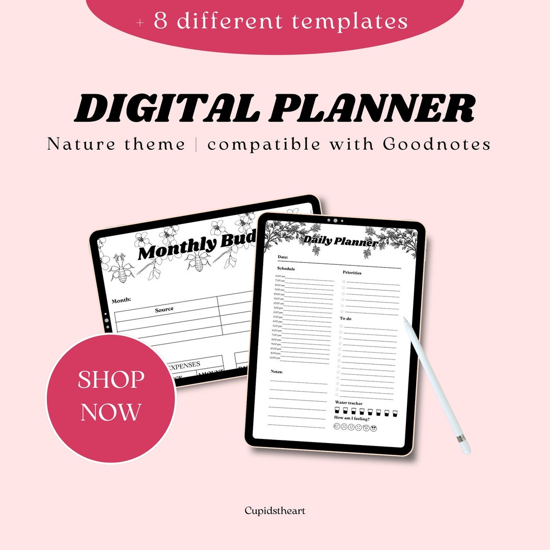 Digital Minimal Insect Templates for Planners/bullet Journals. 2024/ ...