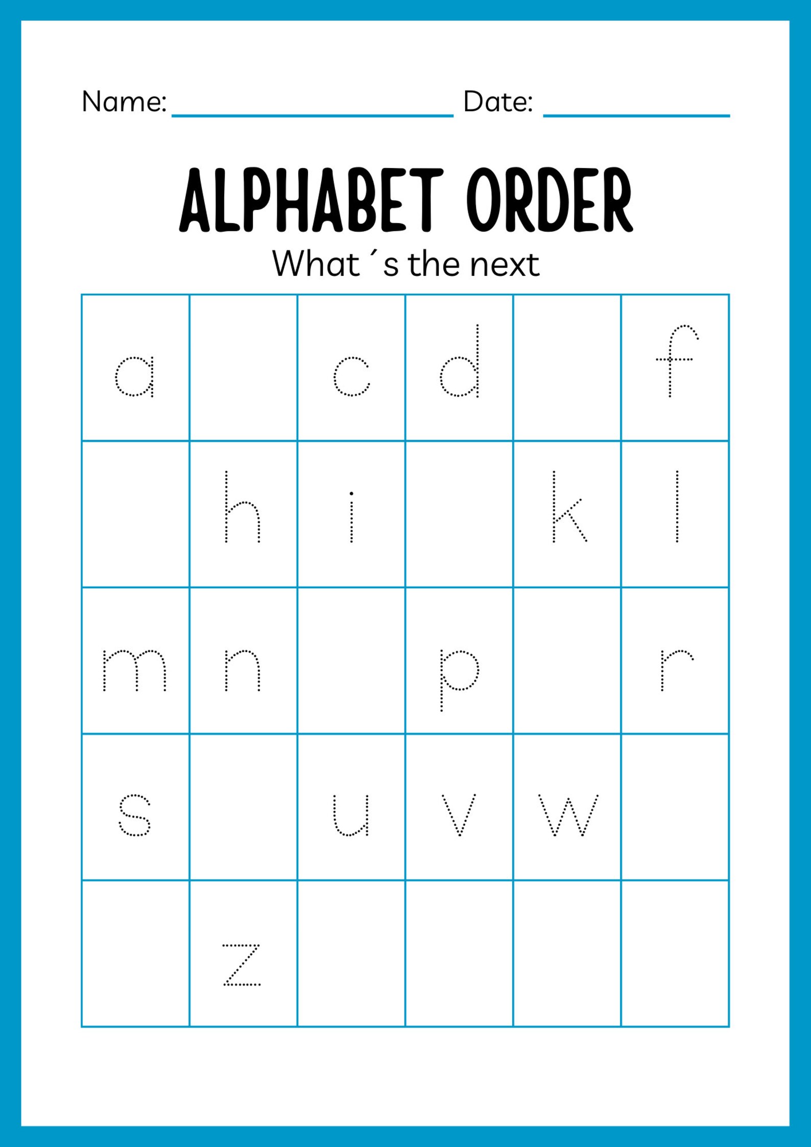 Alphabet Preschool Workbook Tracing Alphabet , Preschool Worksheet ...