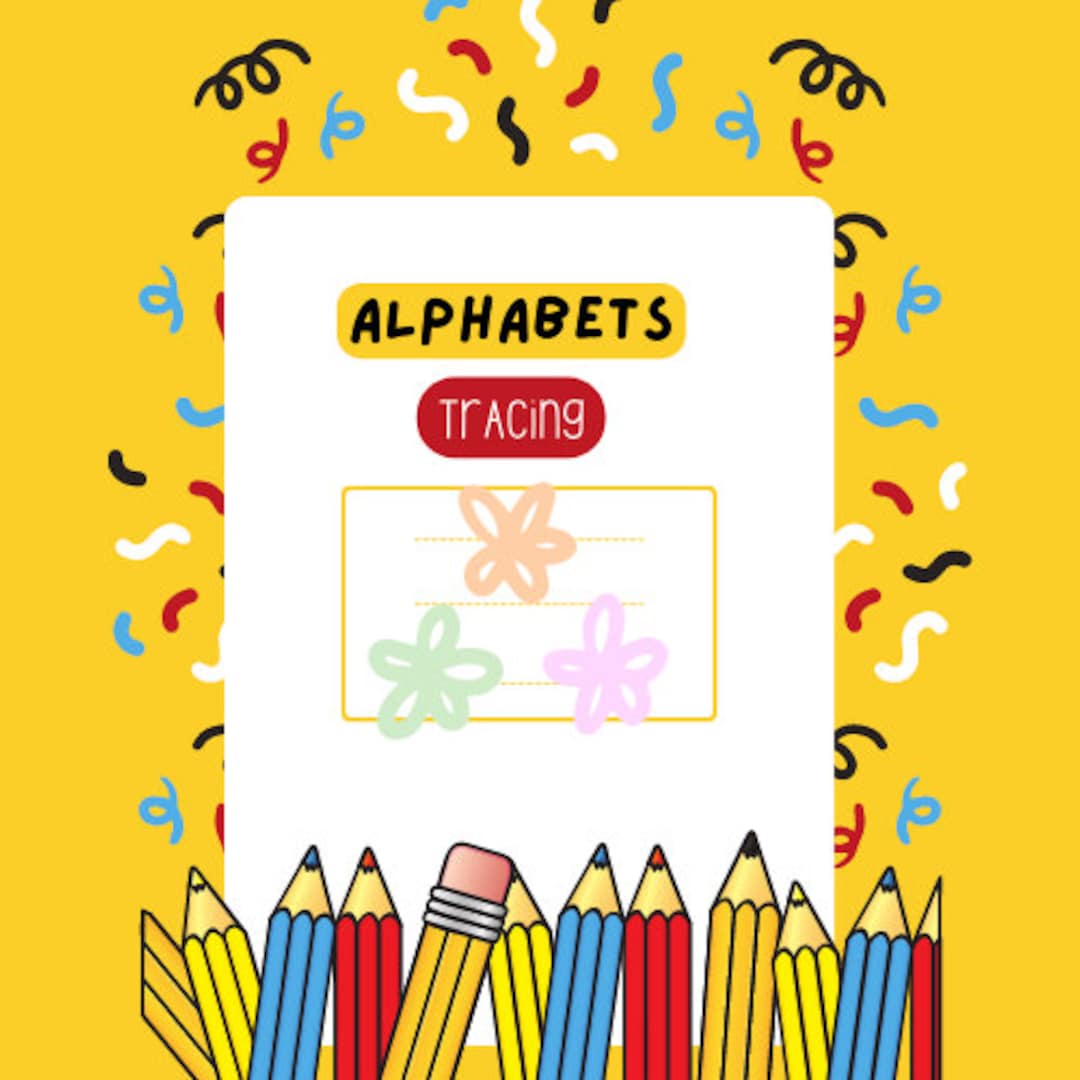 Preschool Toddler Workbook , Printable Digital Tracing Book ...