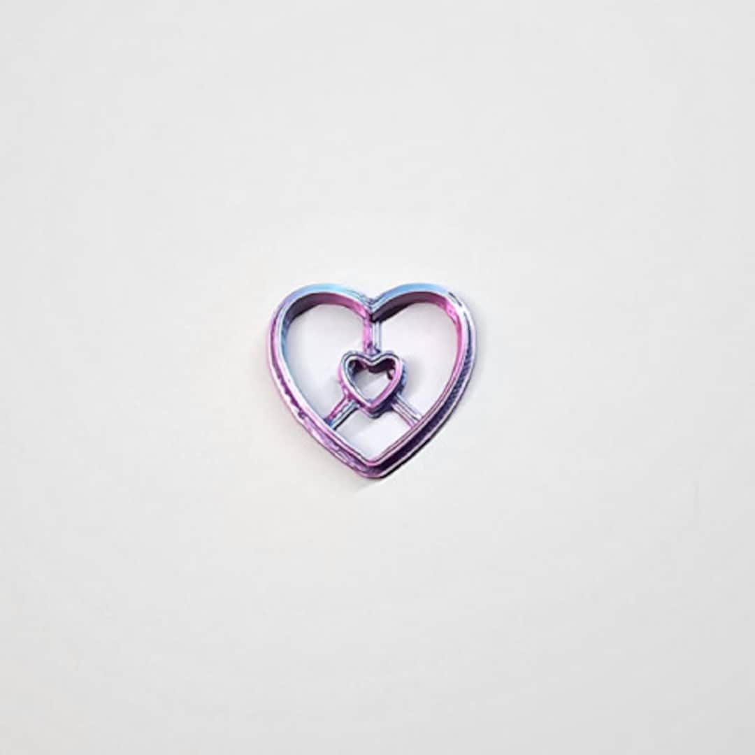 Valentine's Day Nested Heart Polymer Clay Cutter - Etsy