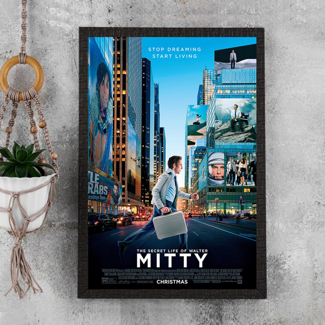 The Secret Life of Walter Mitty Poster Waterproof Canvas - Etsy