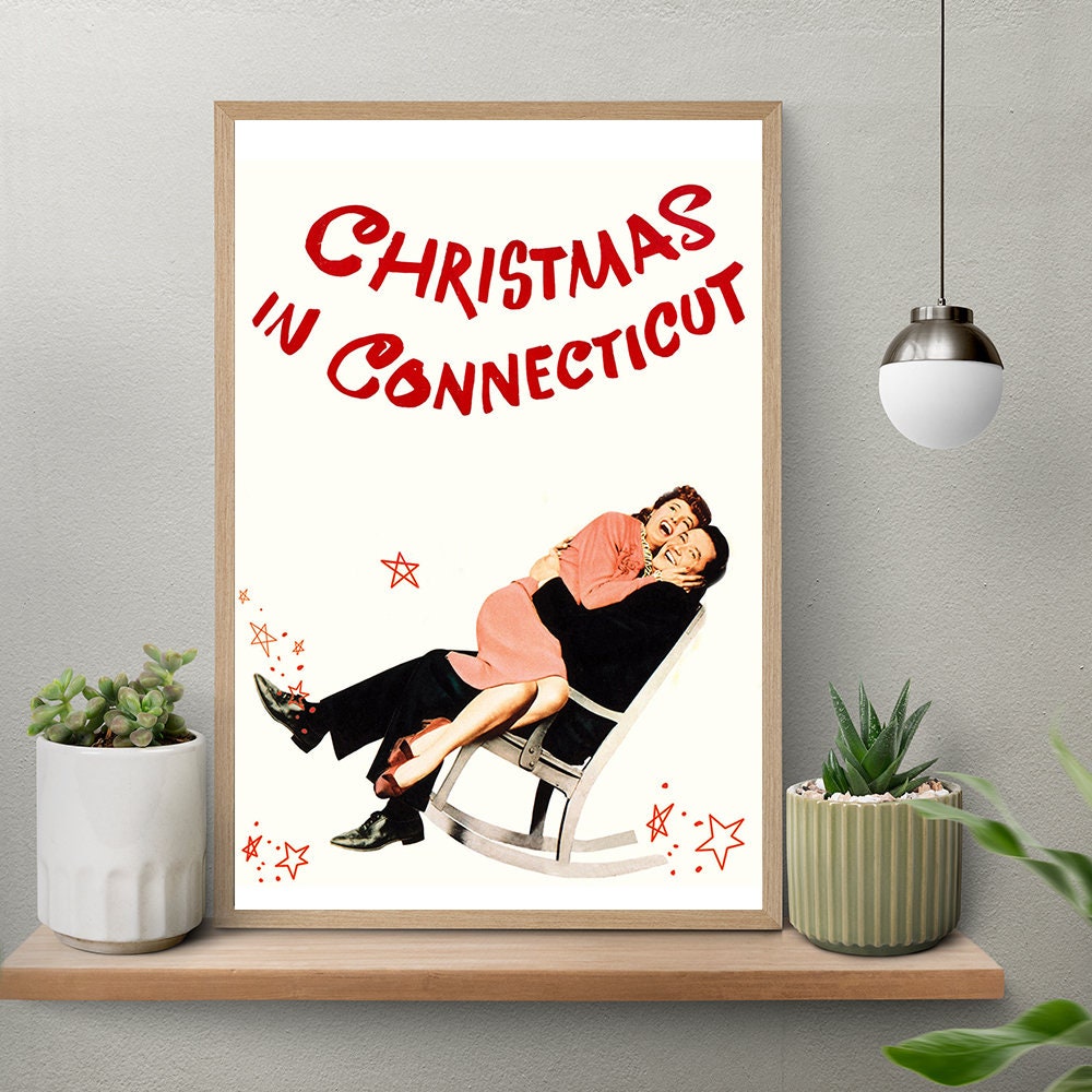 Christmas in Connecticut Classic Christmas Poster - Waterproof Canvas ...