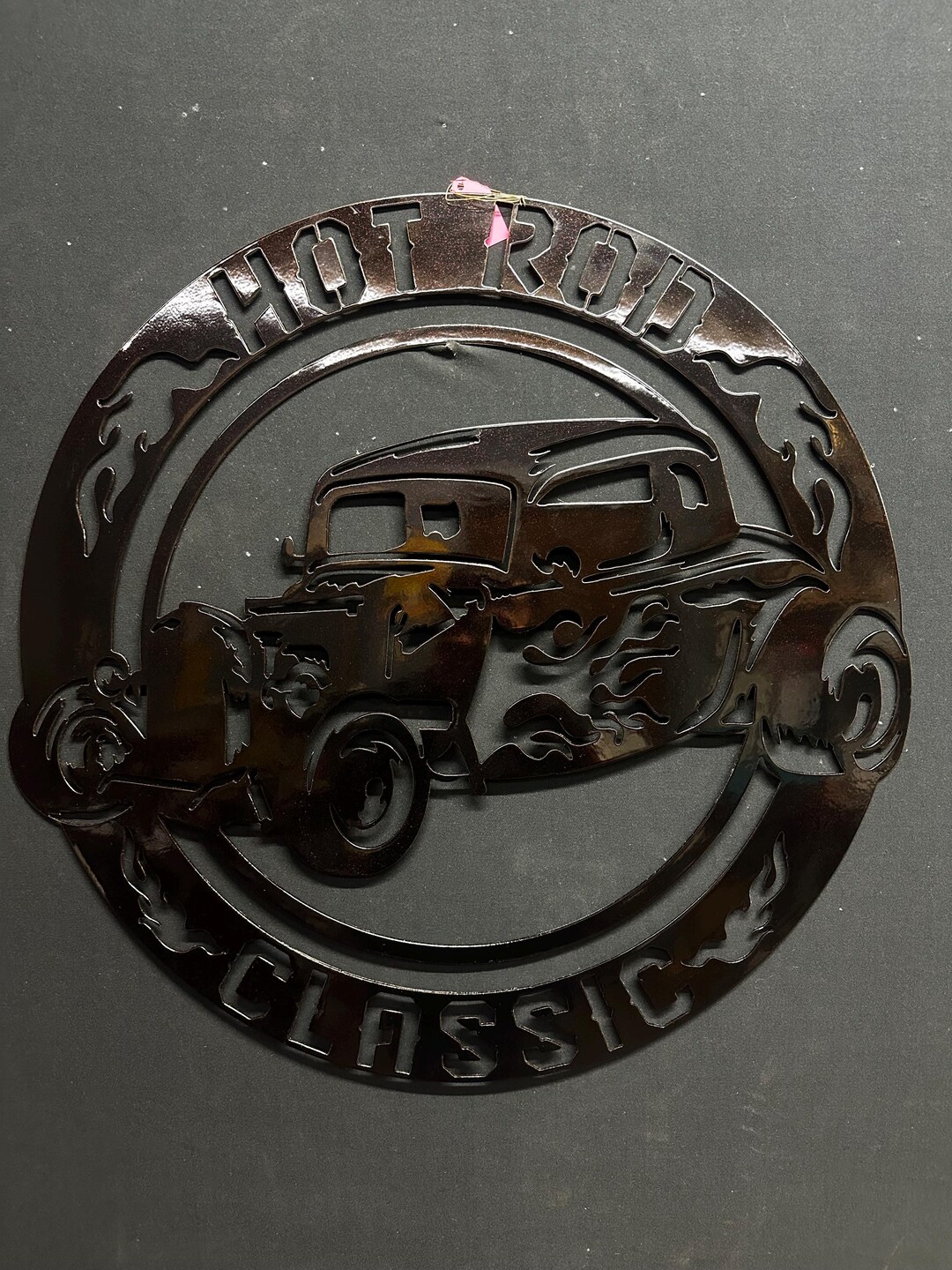 Hot Rod Classic Car - Flames - Metal Sign - Wall Art - Etsy