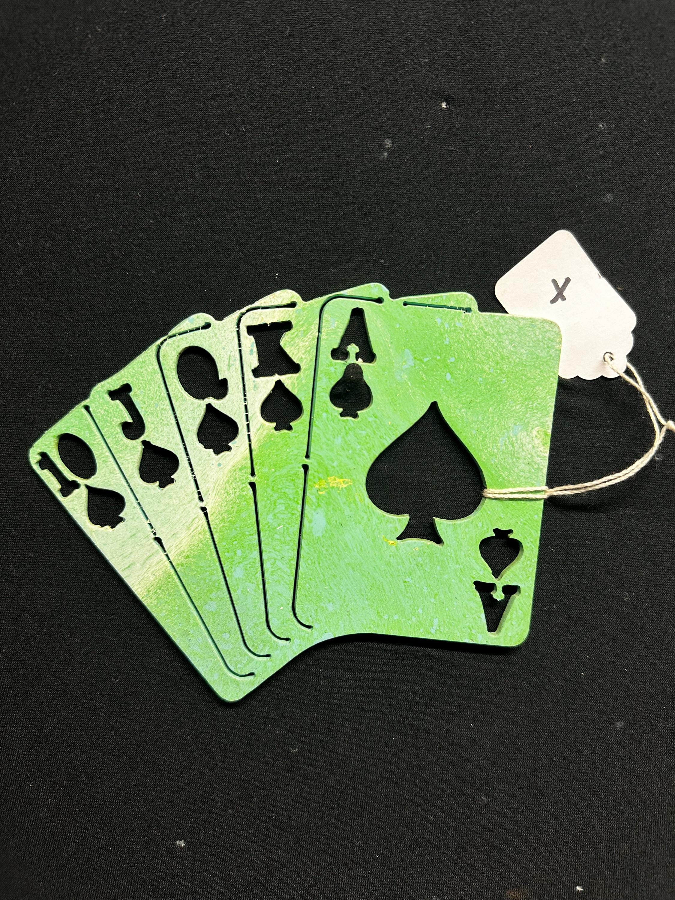 Royal Flush - Cards - Metal Sign - Etsy