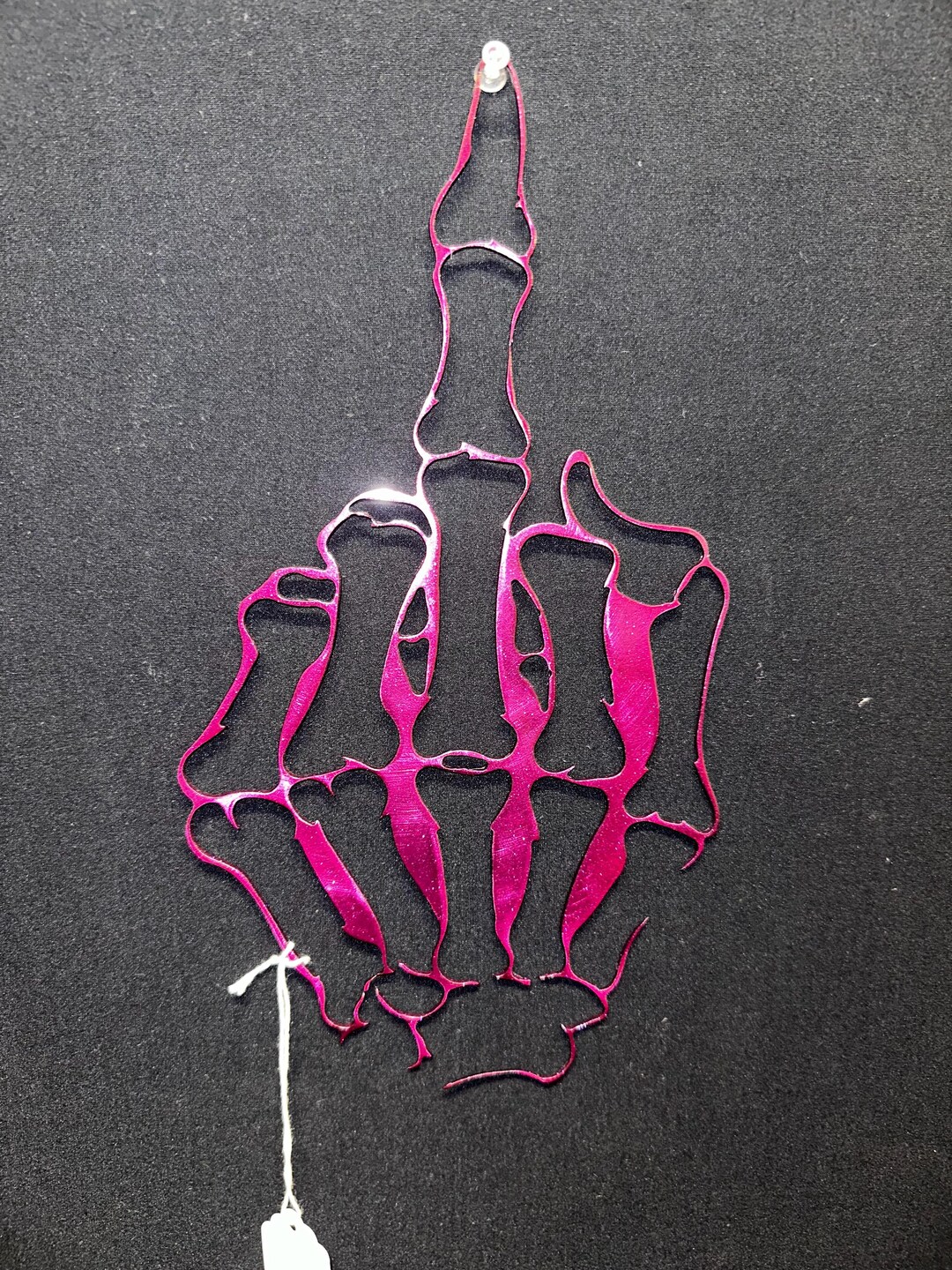 Skeleton Middle Finger - FU - Metal Sign - Etsy