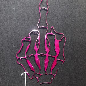 Skeleton Middle Finger - FU - Metal Sign - Etsy