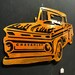 Square Body Chevy - Flames -metal Sign - Wall Art - Etsy