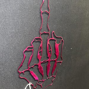 Skeleton Middle Finger - FU - Metal Sign - Etsy