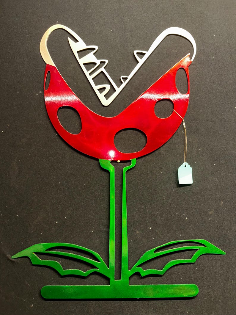 Snapper Plant - Super Mario Bros - Wall Art - Metal Sign - Etsy