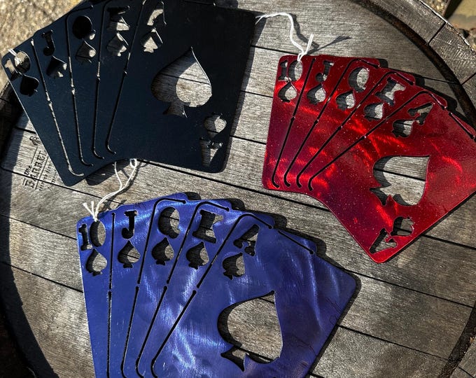 Royal Flush - Cards - Metal Sign - Etsy