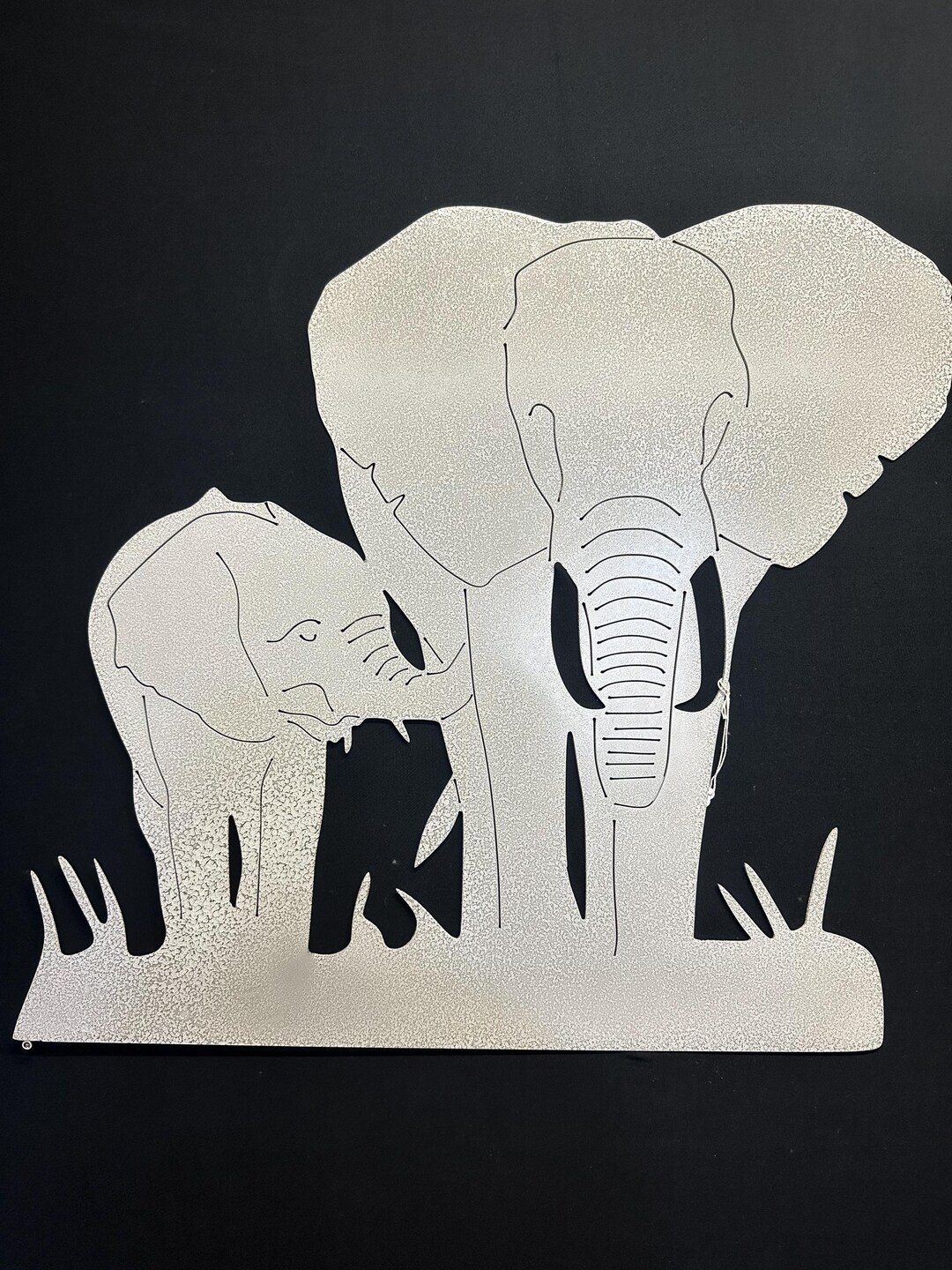 Elephants Mama & Baby Metal Sign - Etsy