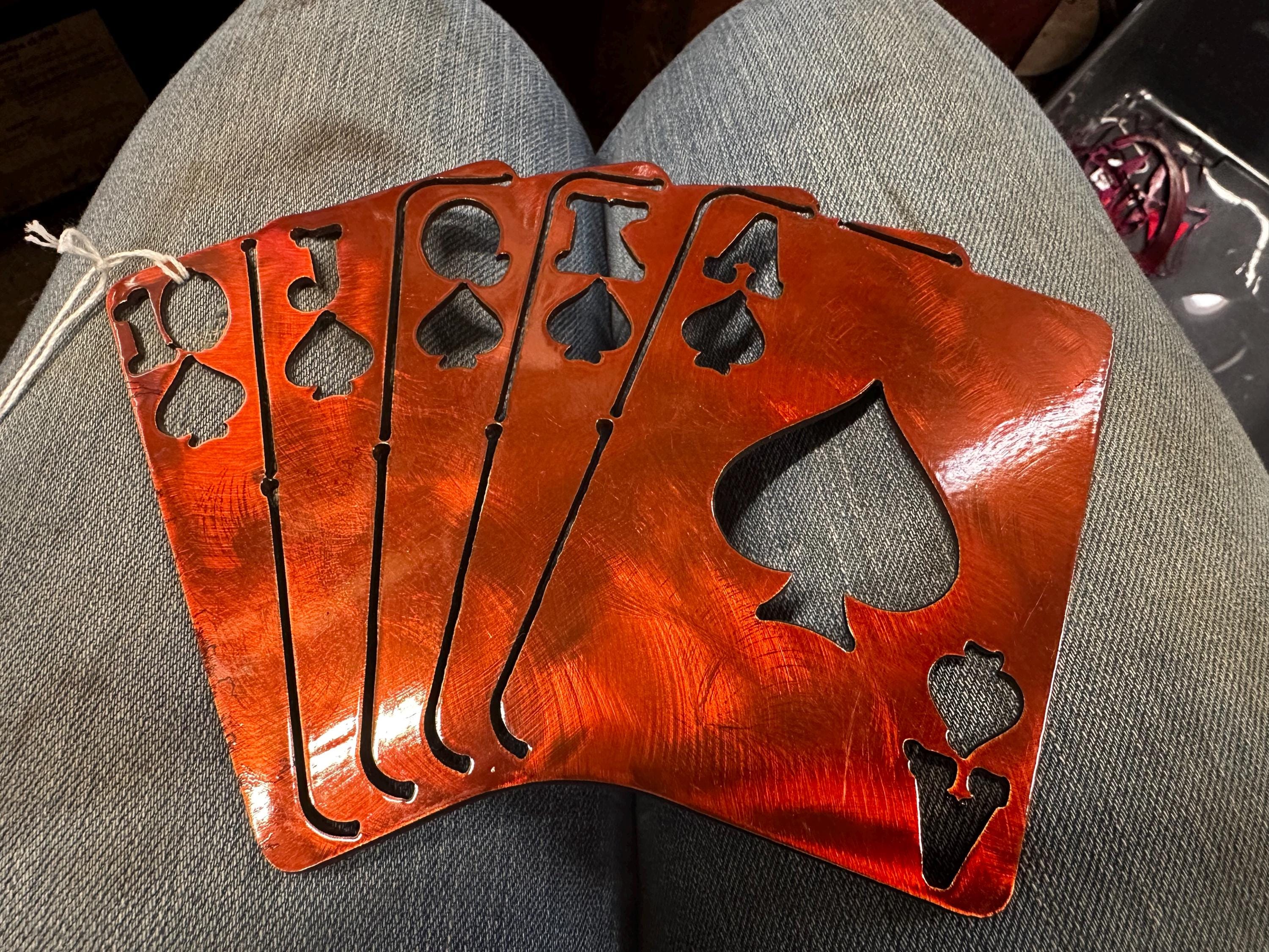 Royal Flush - Cards - Metal Sign - Etsy