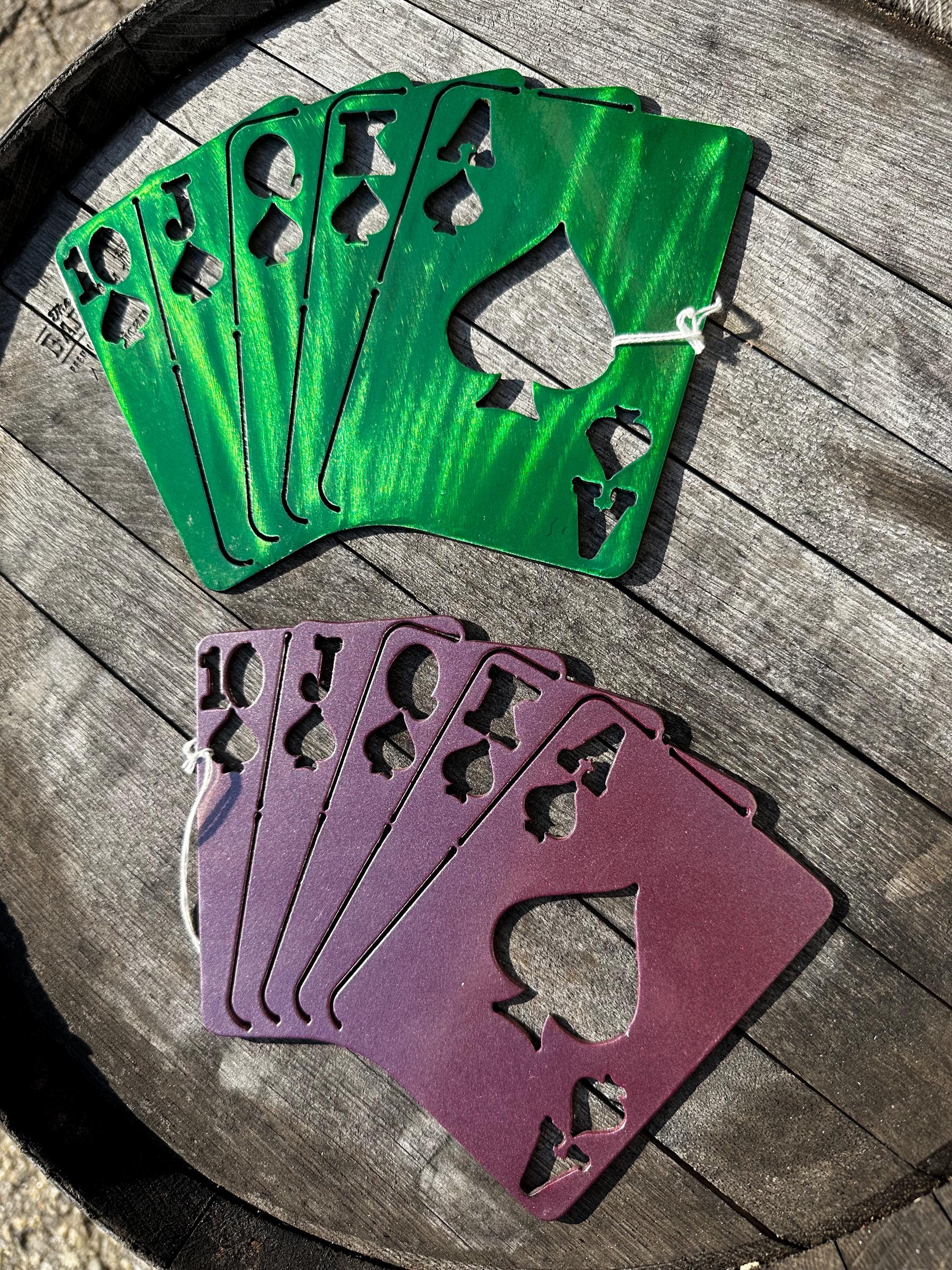 Royal Flush - Cards - Metal Sign - Etsy