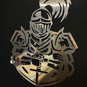 Medieval Knight - Metal Sign - Etsy