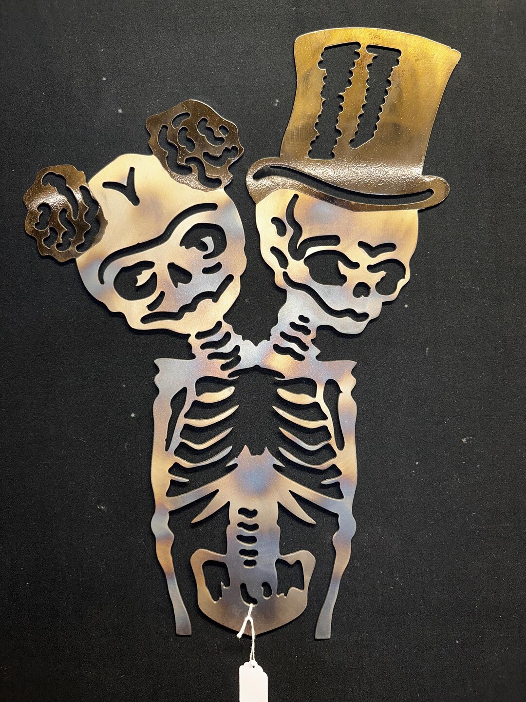 Conjoined Skeletons - Halloween Design - Metal Sign - Etsy