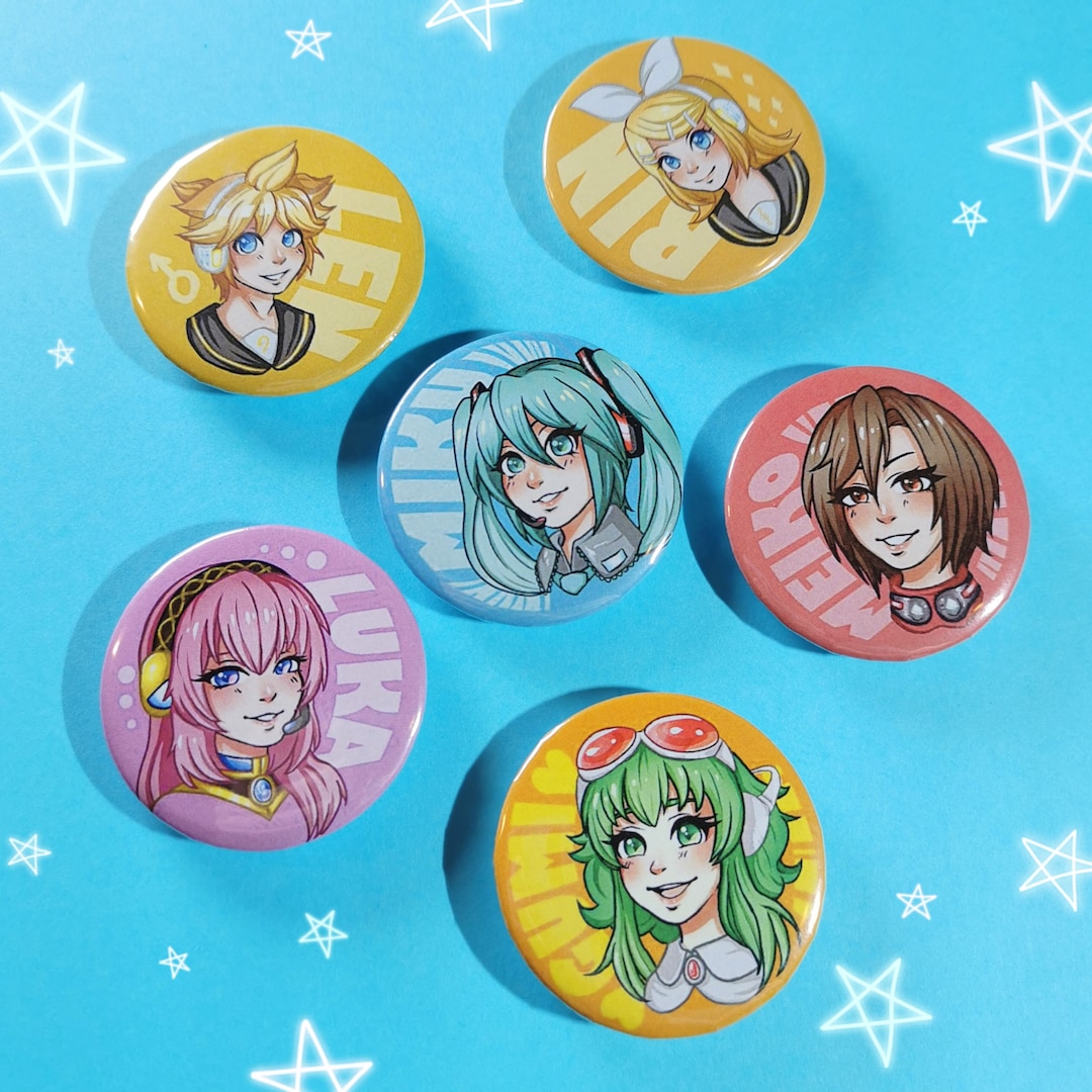 Various Vocaloid Pins - Etsy Australia