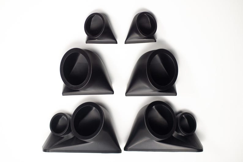 Pair of Speaker Pods for Mid-range and Tweeter Component Custom 3D ...