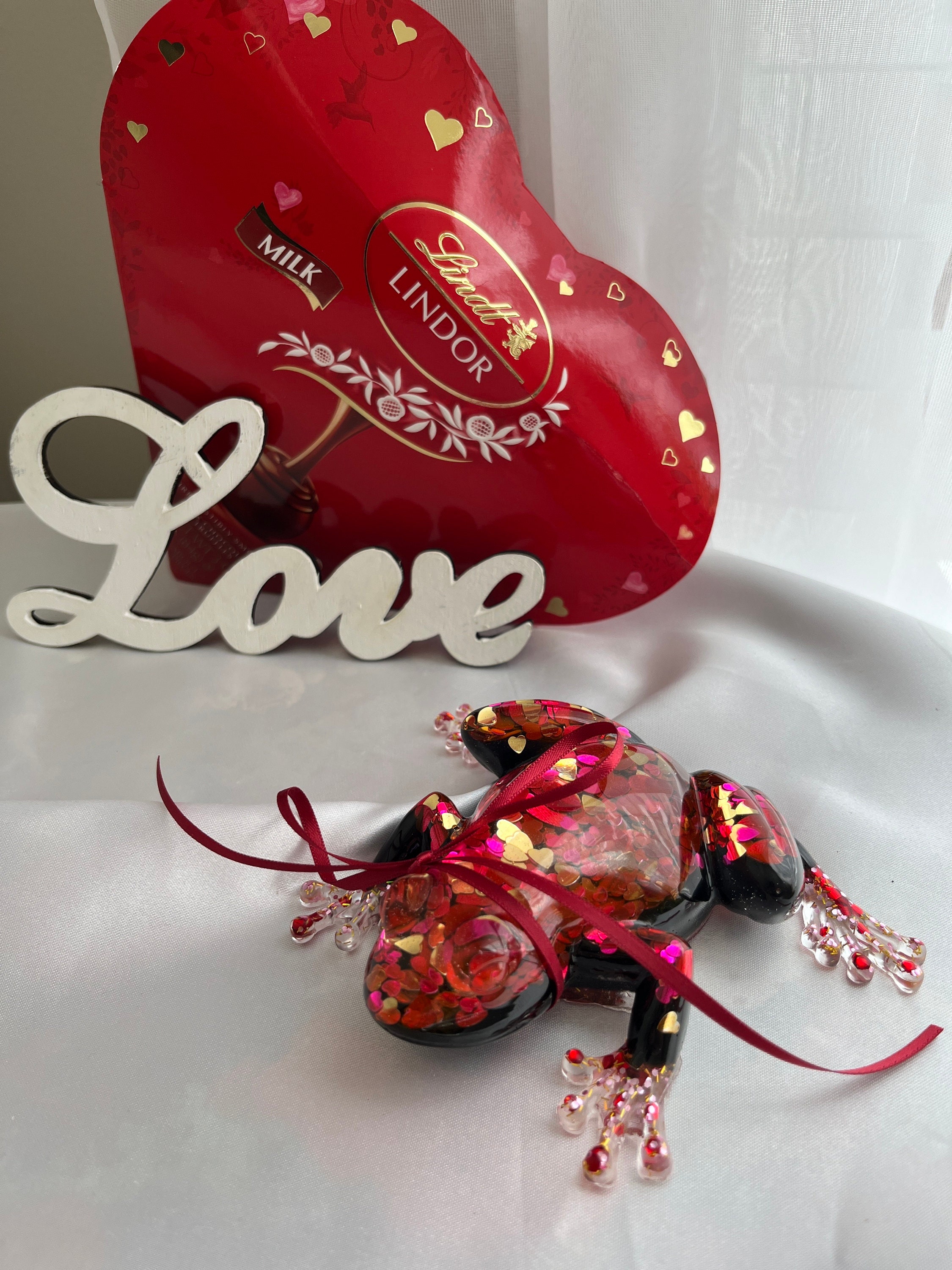 Resin Frog, Mermaid Glass Frog, Love Frog, Epoxy Resin Frog, Frog Decor ...