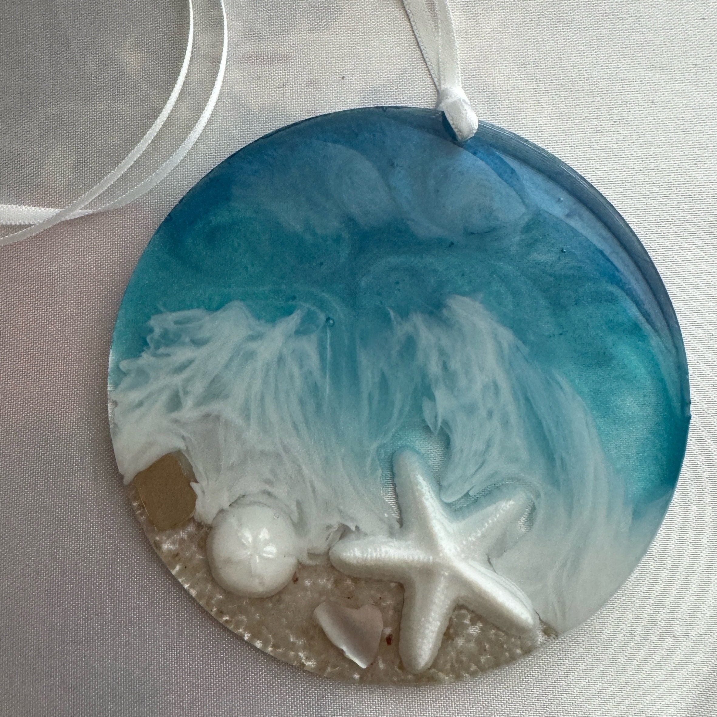 Small Starfish Ocean Sun Catcher, Beach House Decor, Ocean Sun Catcher ...
