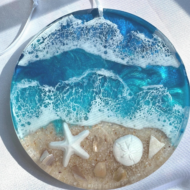 Shell Beaded Sun Catchers - Etsy