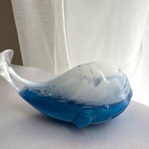Ocean Resin Art Whale, Resin Whale, Epoxy Resin Whale Figurine, Whale ...