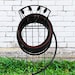Garden Hose Holder With Leaf Design | Freestanding | Black Powder ...