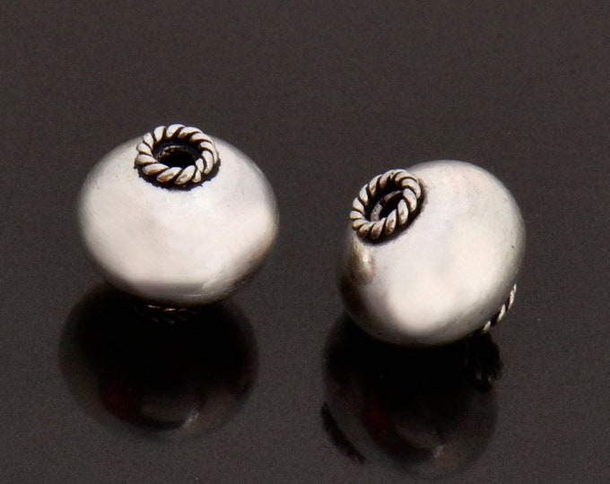 925 Sterling Silver Handmade Beads BB 49, Handmade, Silver Beads ...