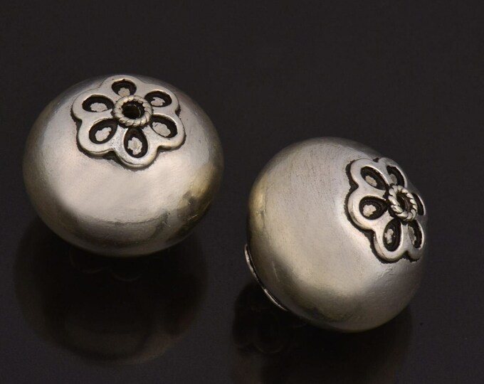 925 Sterling Silver Handmade Beads BB 49, Handmade, Silver Beads ...