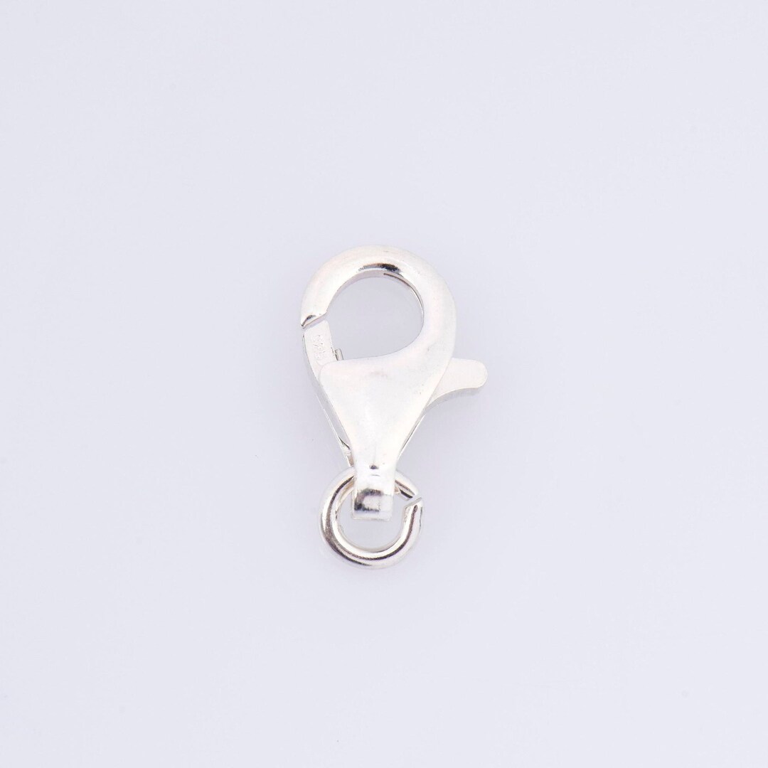 925 Sterling Silver Lobster Clasp, Solid Silver Trigger Clasp, Silver ...
