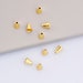 24K Gold Vermeil Cone Shape Beads, 24K Gold Plated Cone Bead Caps, 925 ...