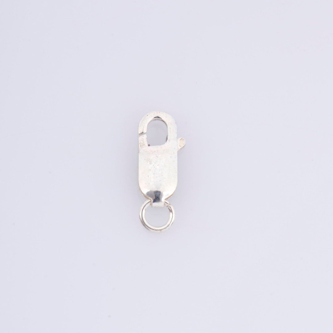925 Sterling Silver Lobster Clasp, Solid Silver Trigger Clasp, Silver ...